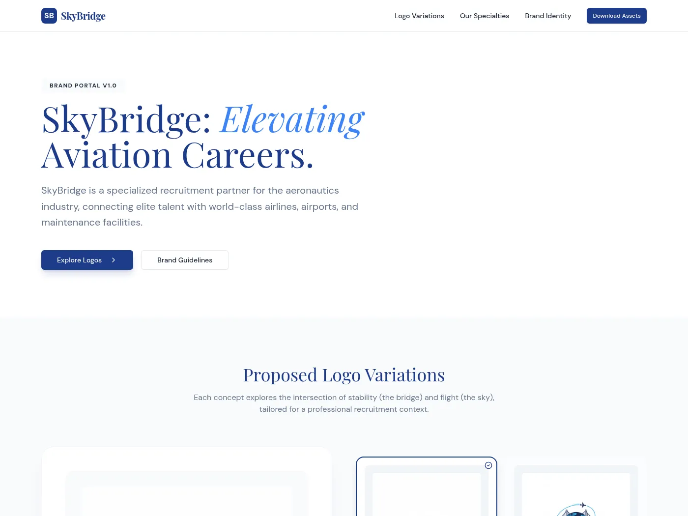 SkyBridge Logo Design