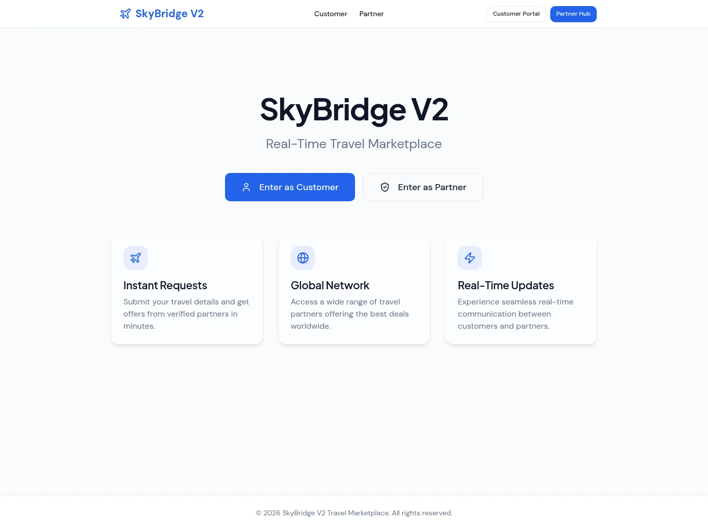 SkyBridge  Marketplace