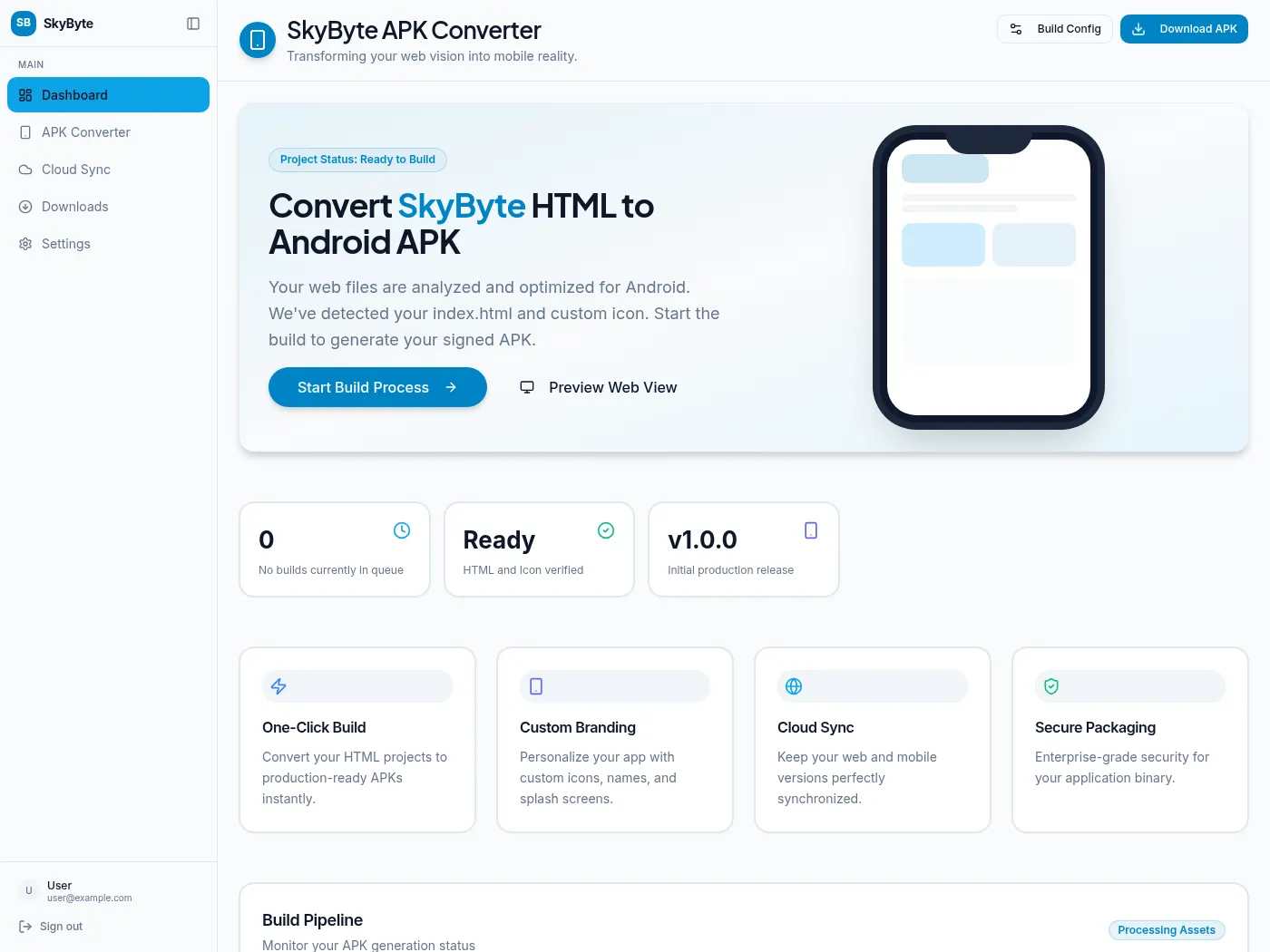 SkyByte APK Converter