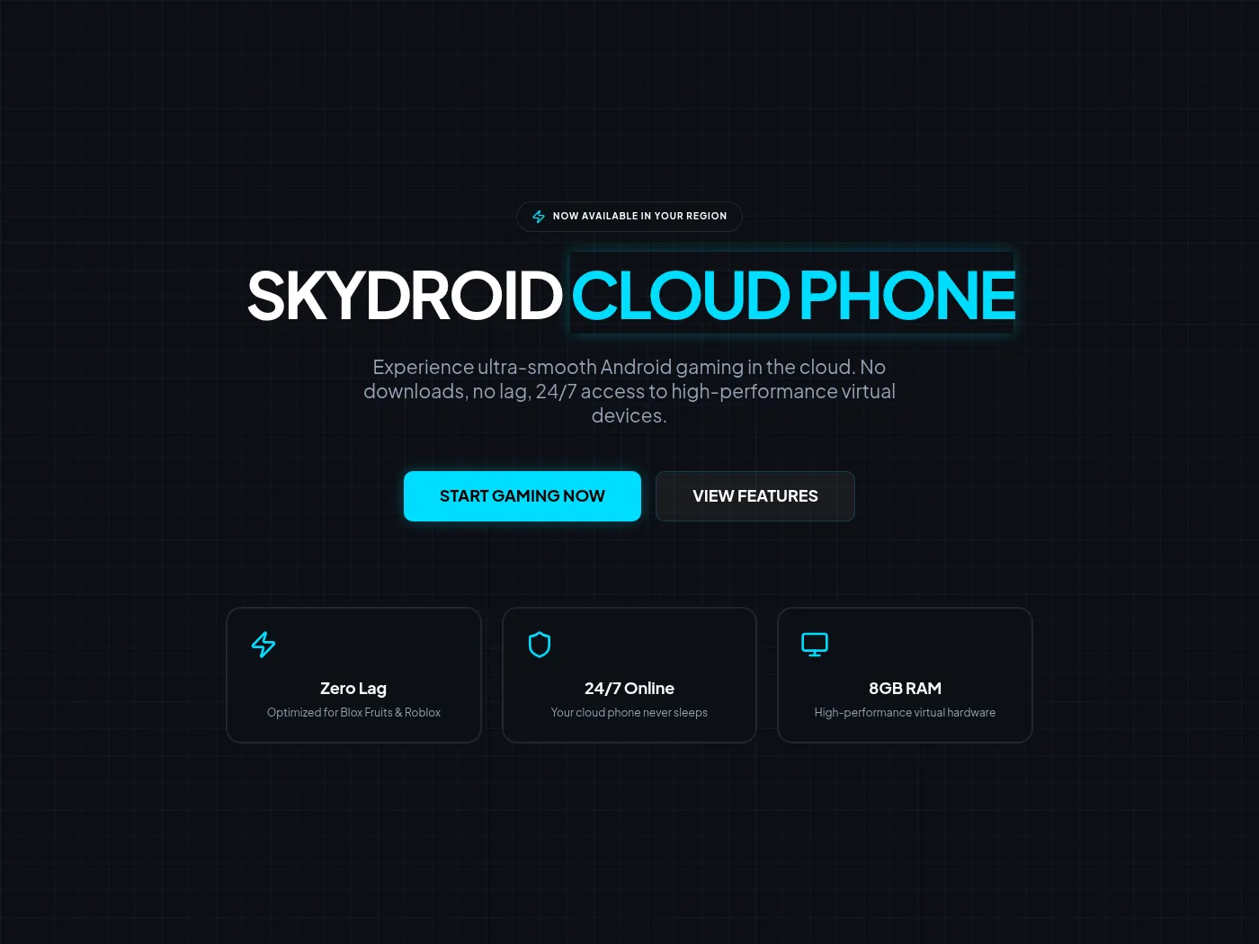 SkyDroid Cloud Phone