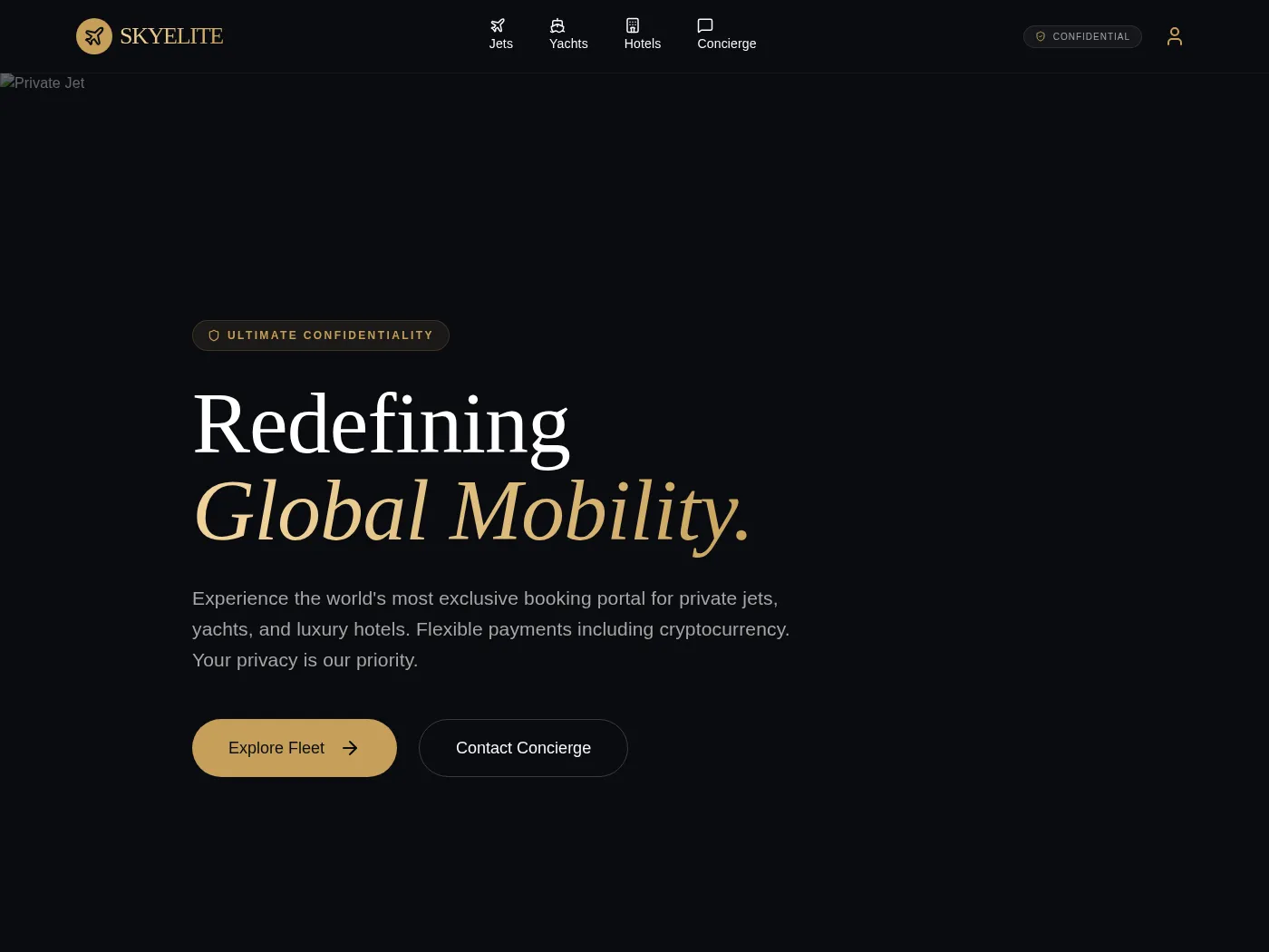 SkyElite Booking Portal