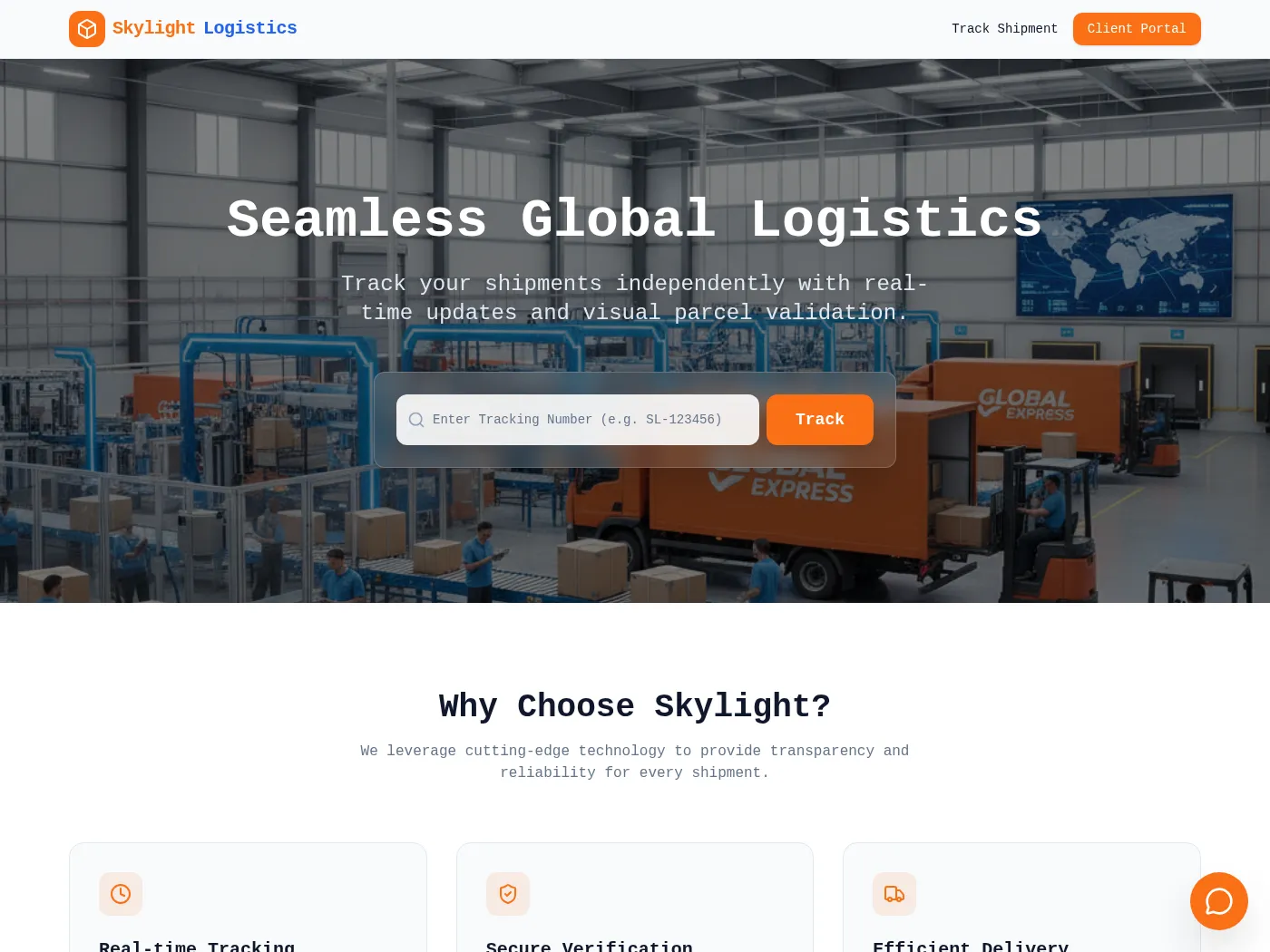 Skylight Tracker Portal