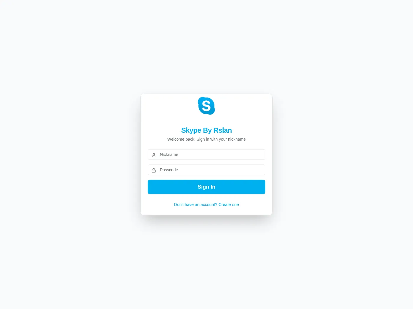 Skype By Rslan
