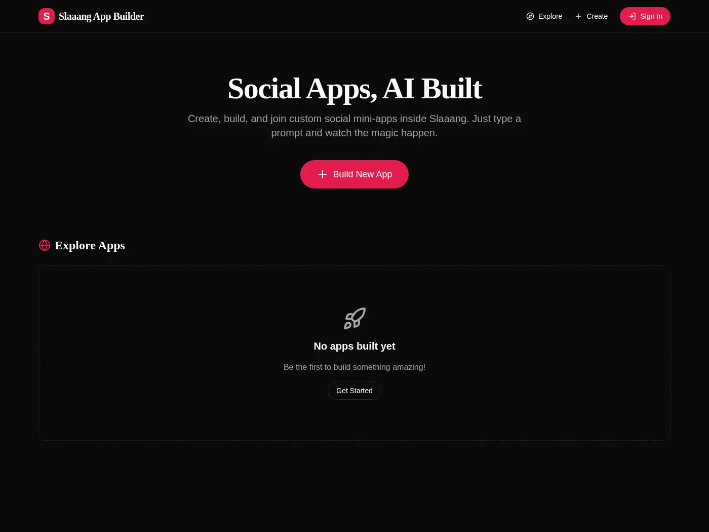 Slaaang App Builder