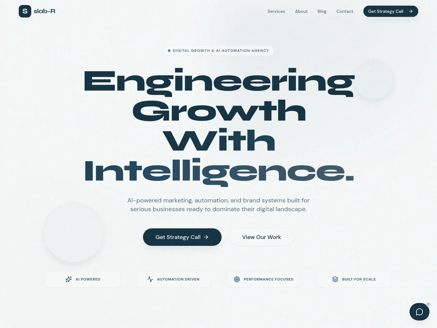 Slab-R Digital Agency Site
