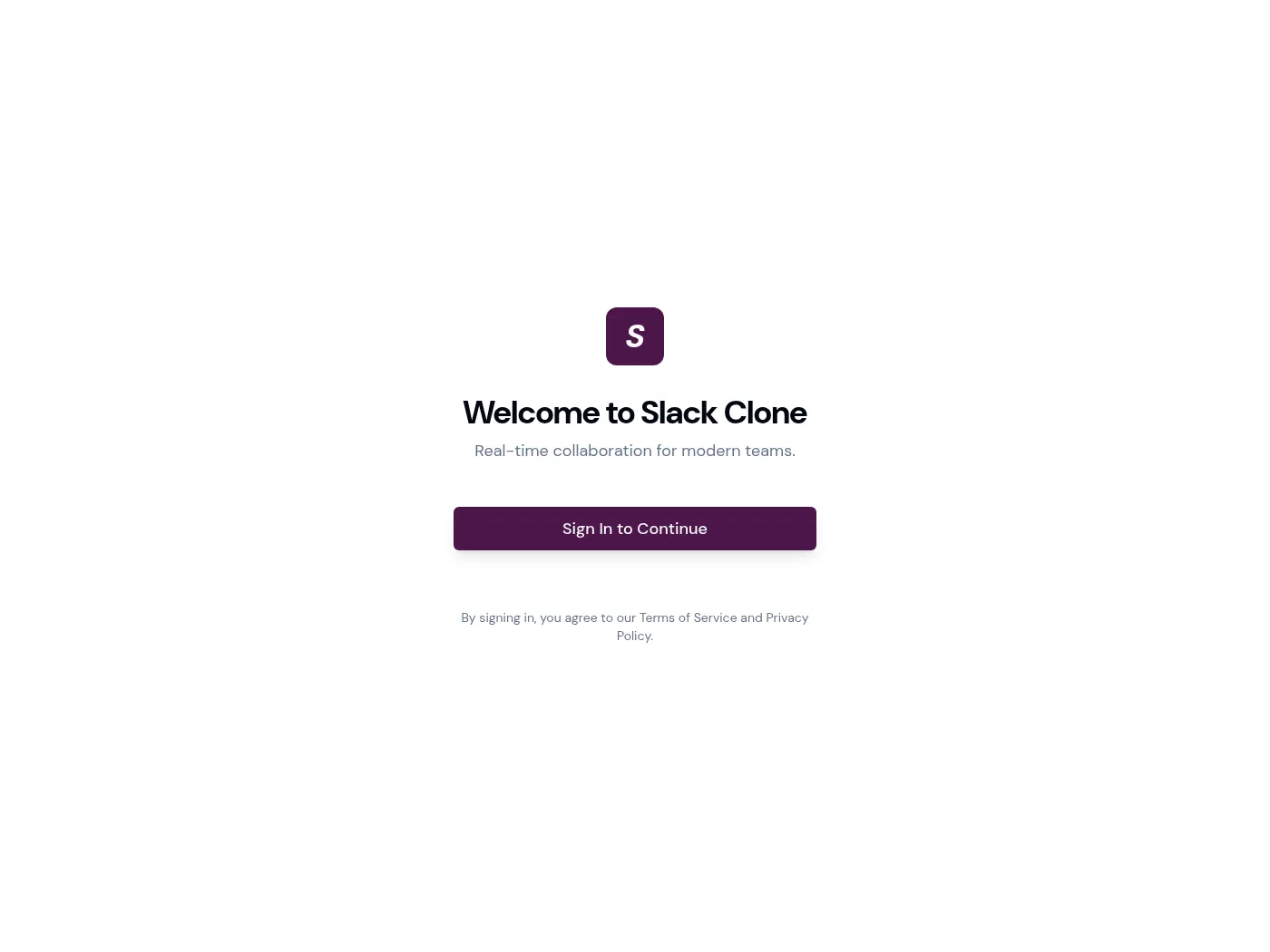 Slack Clone