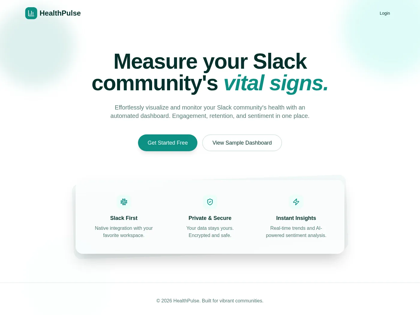 Slack Community Health