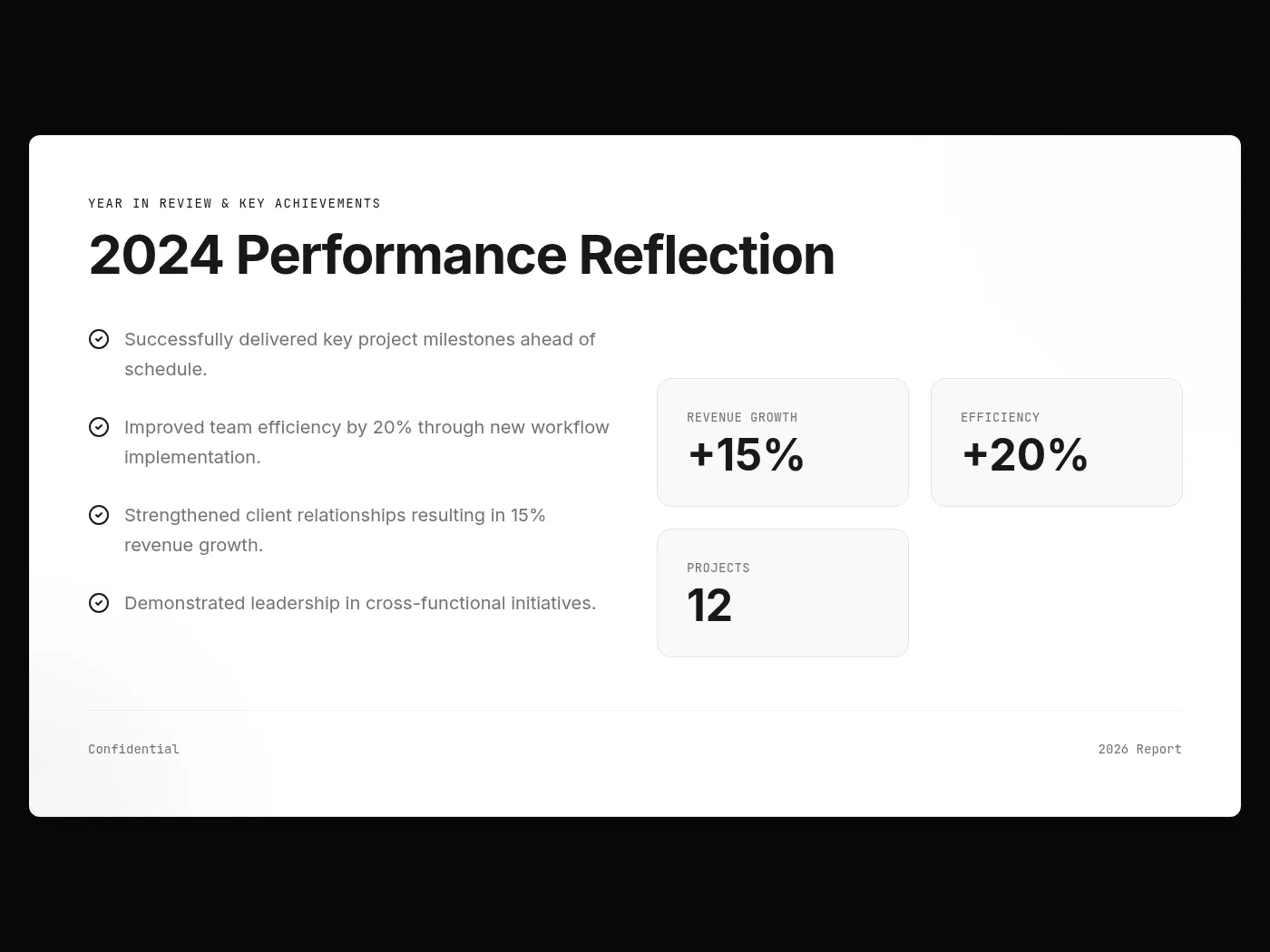 Sleek 2-Page PPT