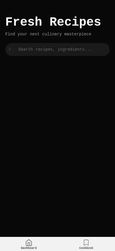 Sleek Recipe App