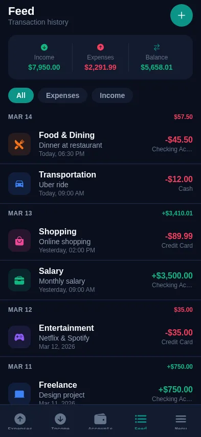 SleekFin Tracker