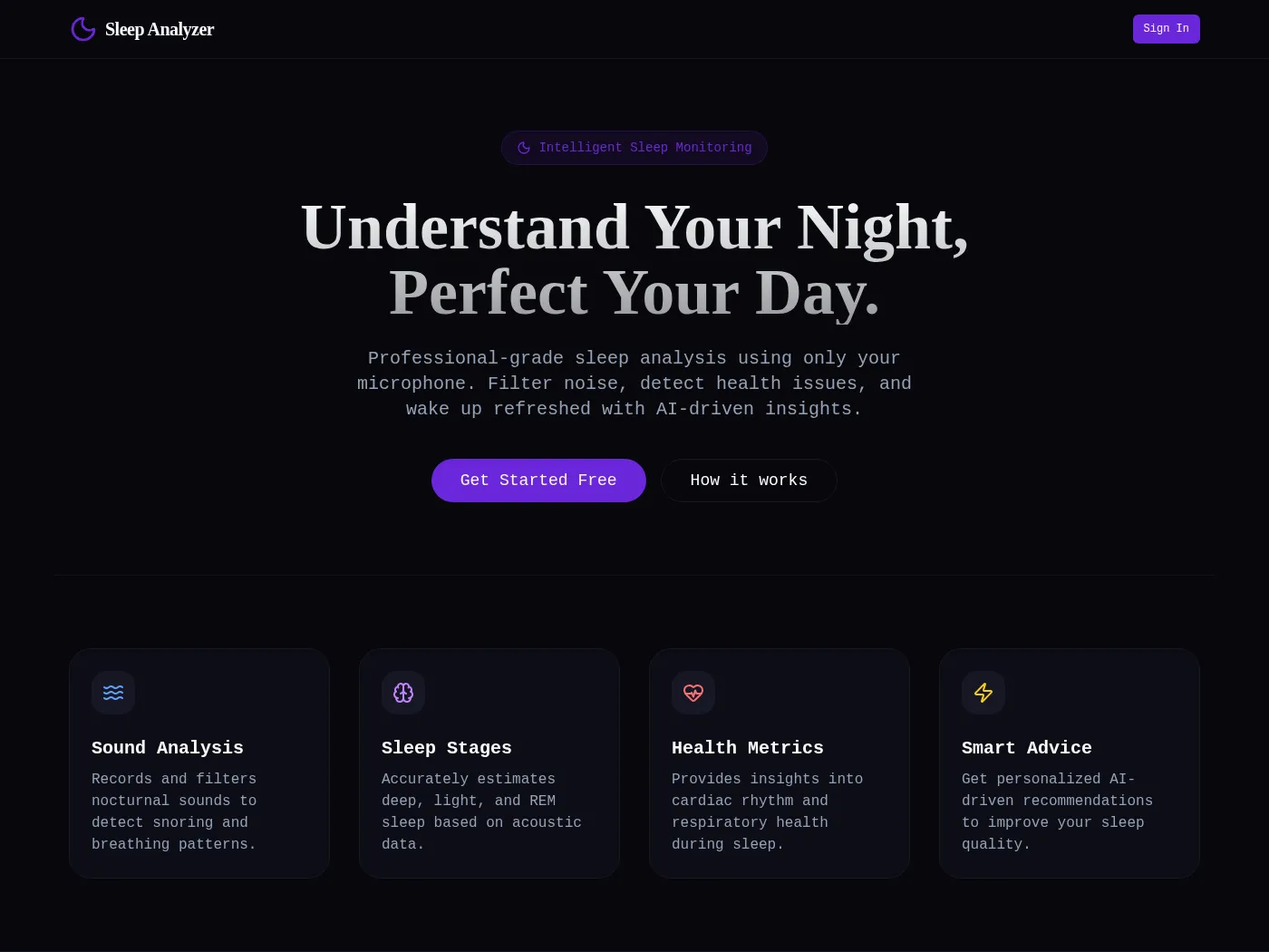 Sleep Sound Analyzer