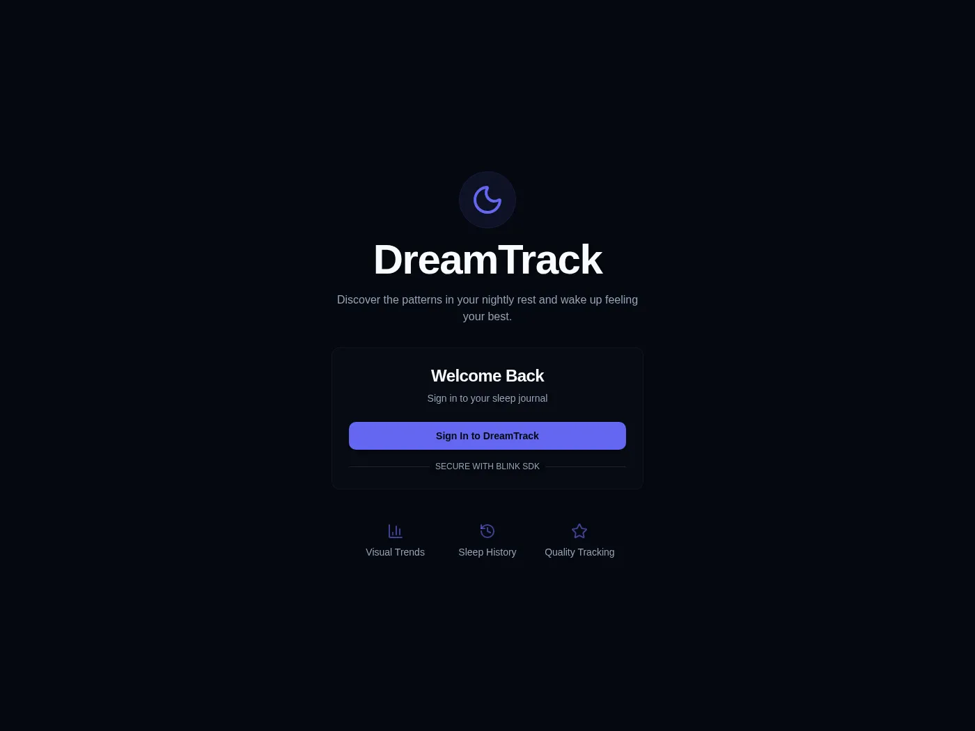 DreamTrack Sleep Journal