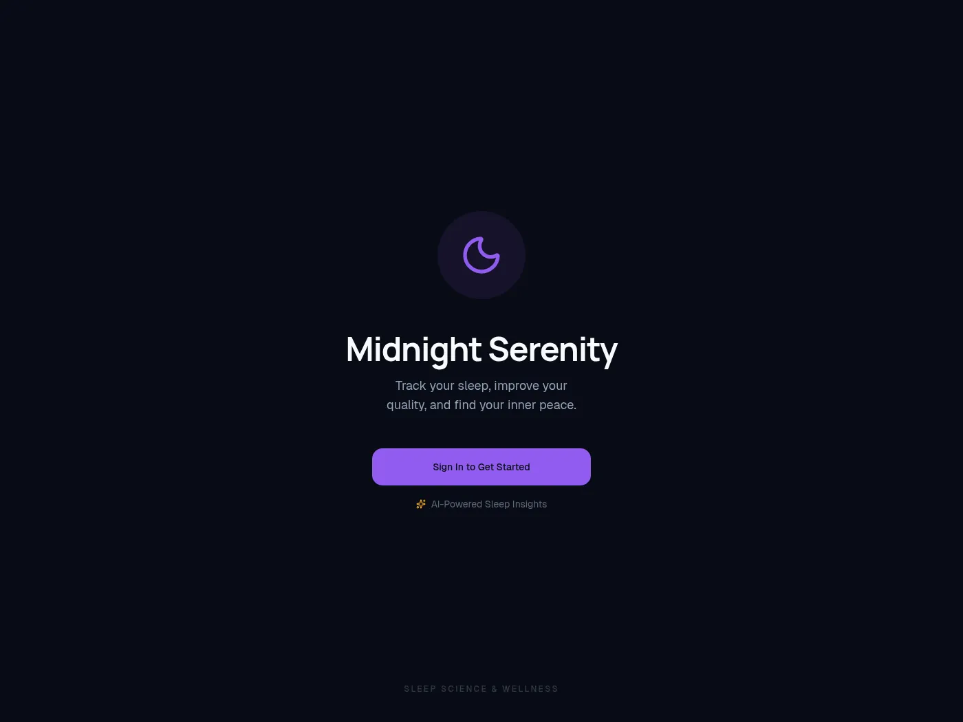 Sleep Tracker App