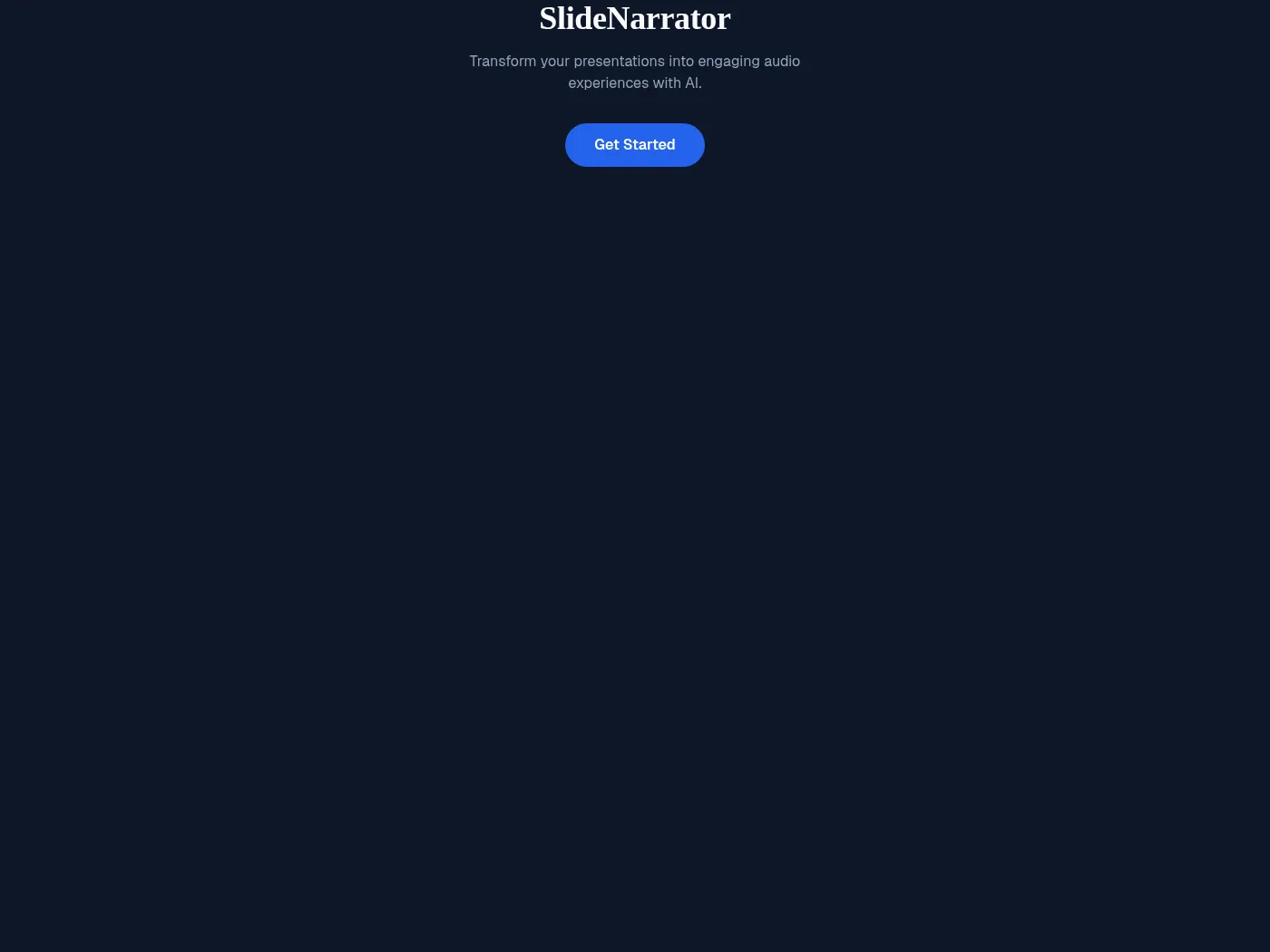 Slide Narrator Web
