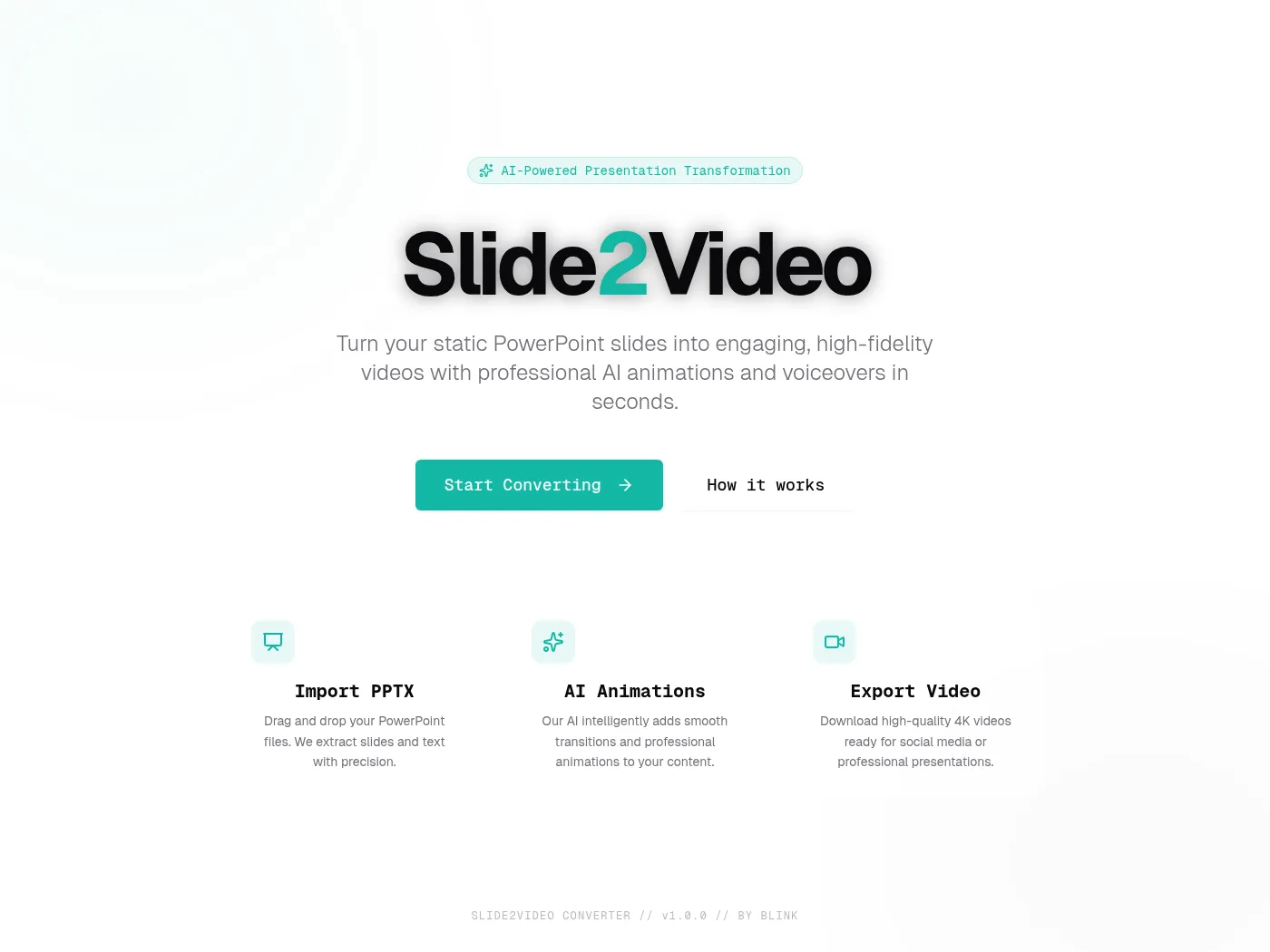 Slide2Video Converter
