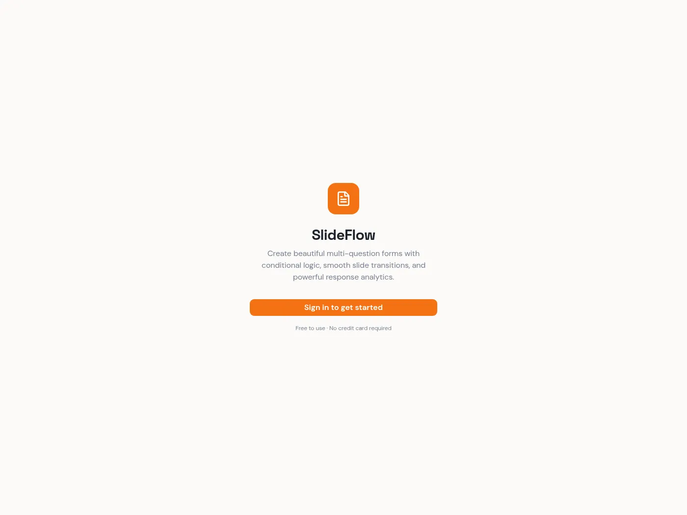 SlideFlow Form Builder