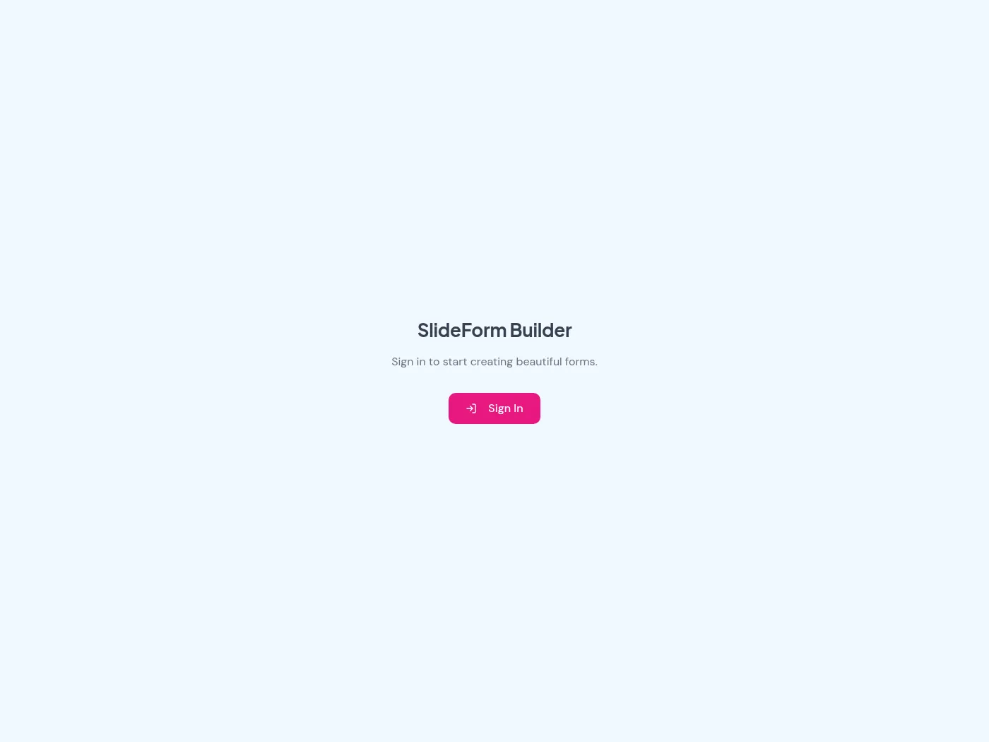 SlideForm Builder