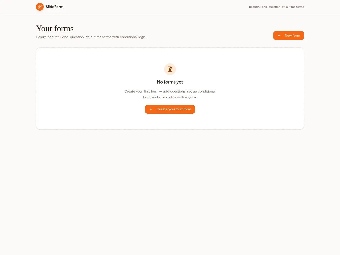 SlideForm Builder