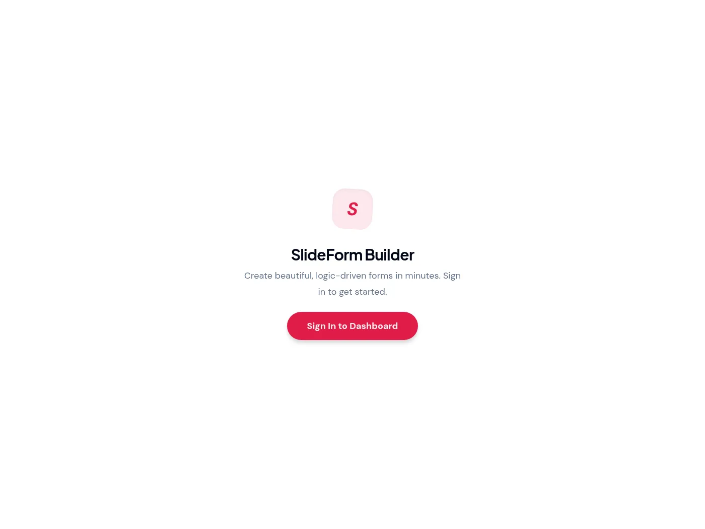 SlideForm Builder