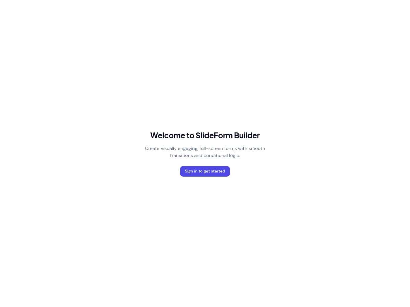 SlideForm Builder