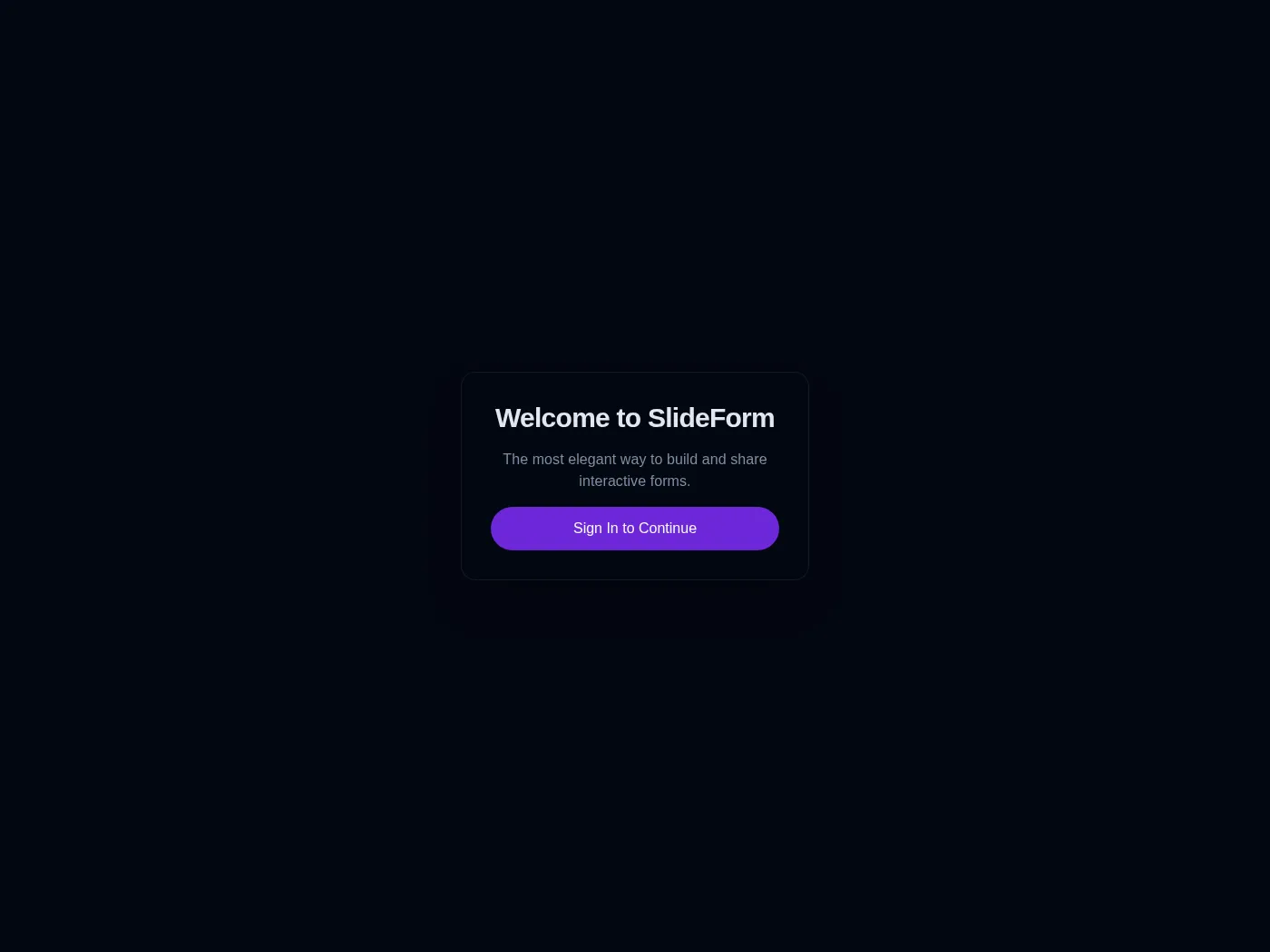 SlideForm Builder