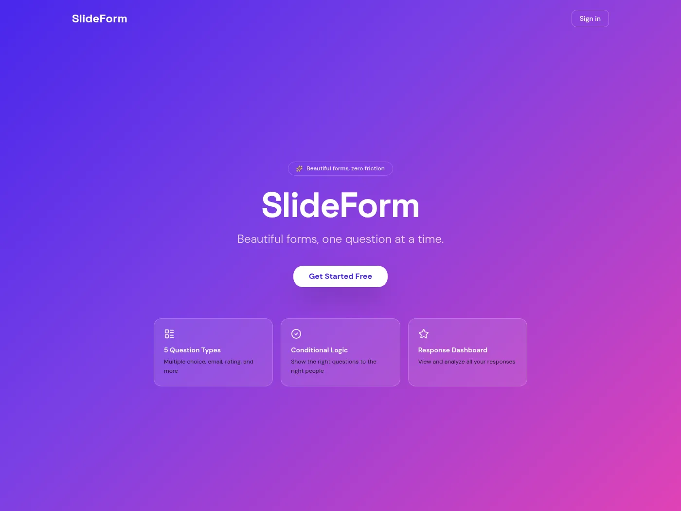 SlideForm Builder