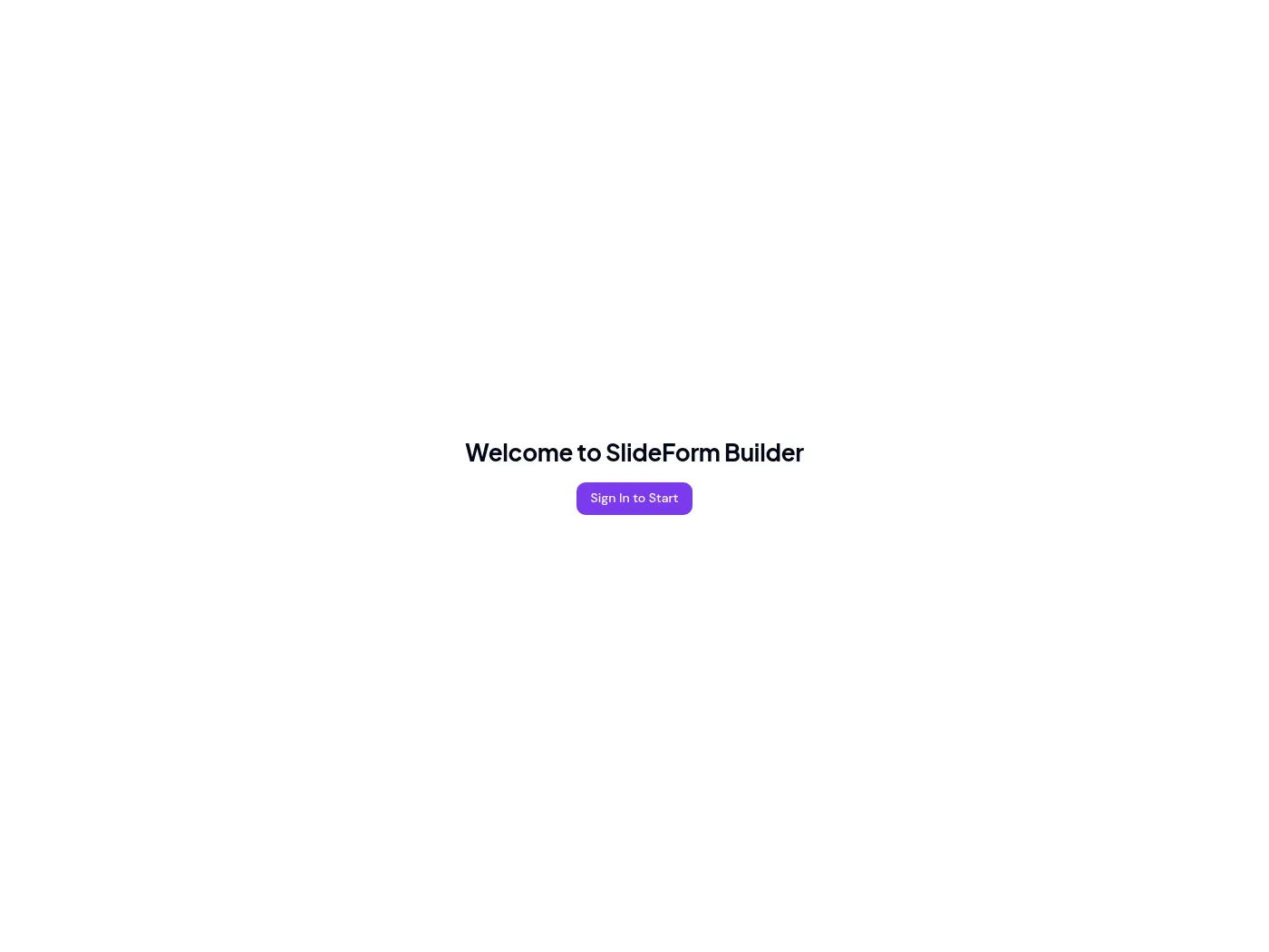 SlideForm Builder