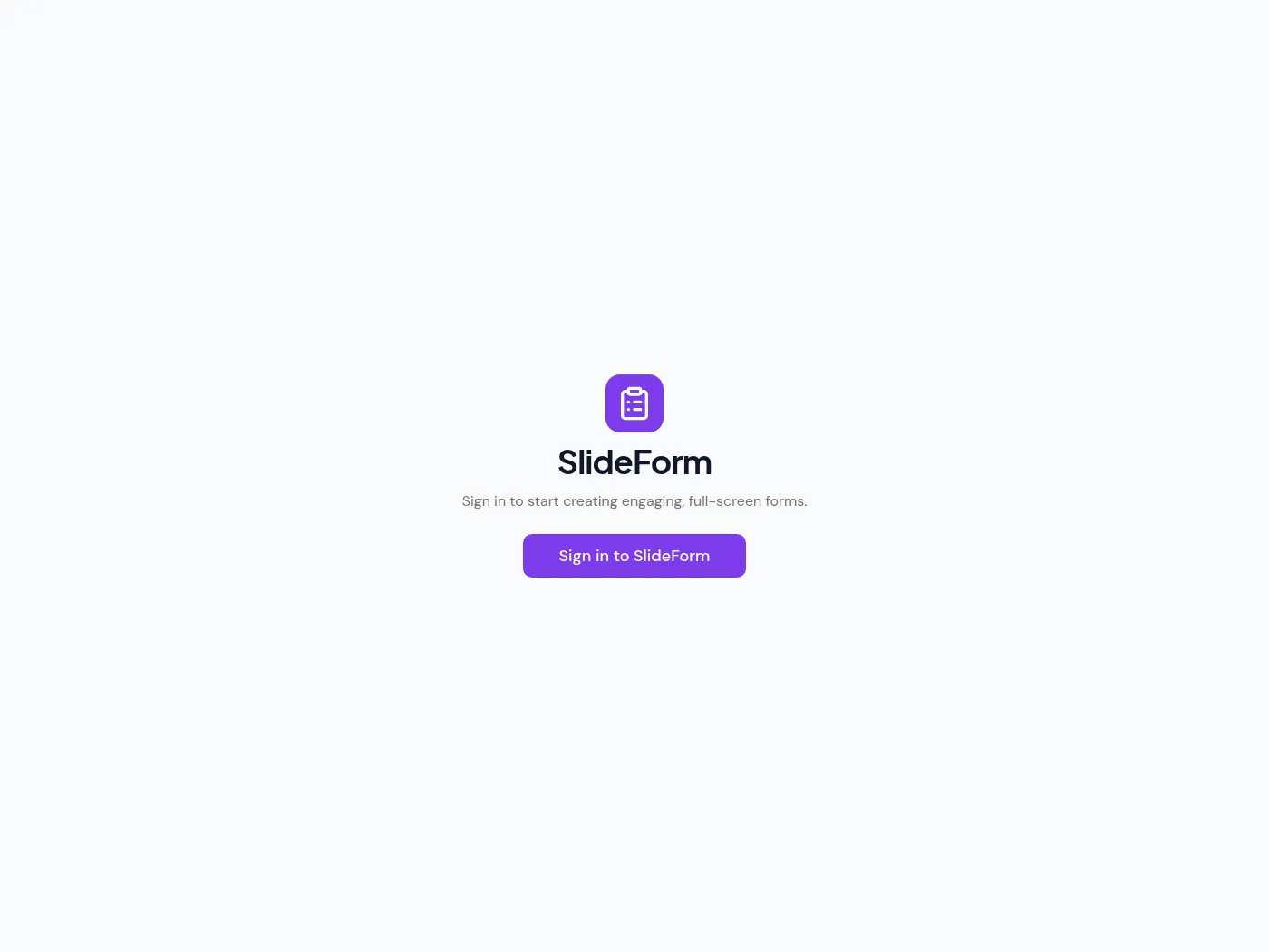 SlideForm Builder
