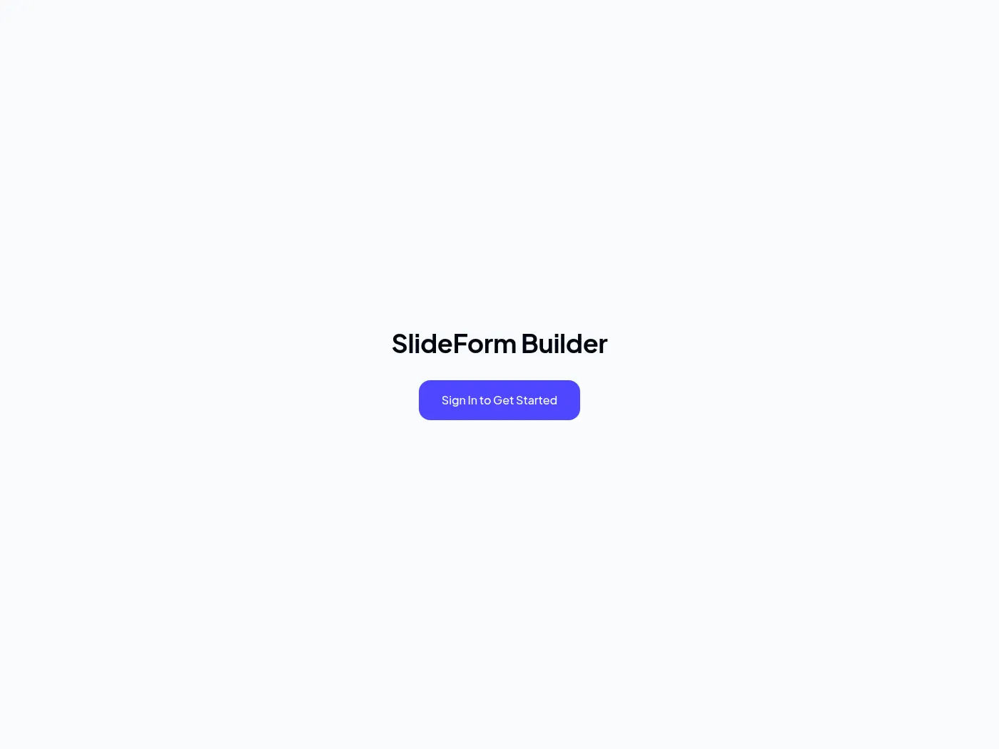 SlideForm Builder