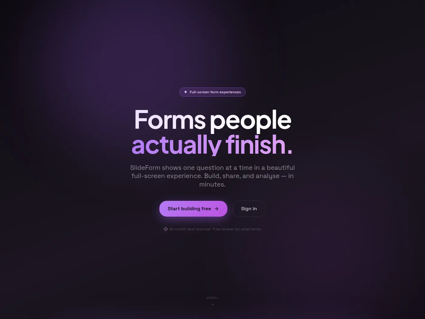 SlideForm Builder