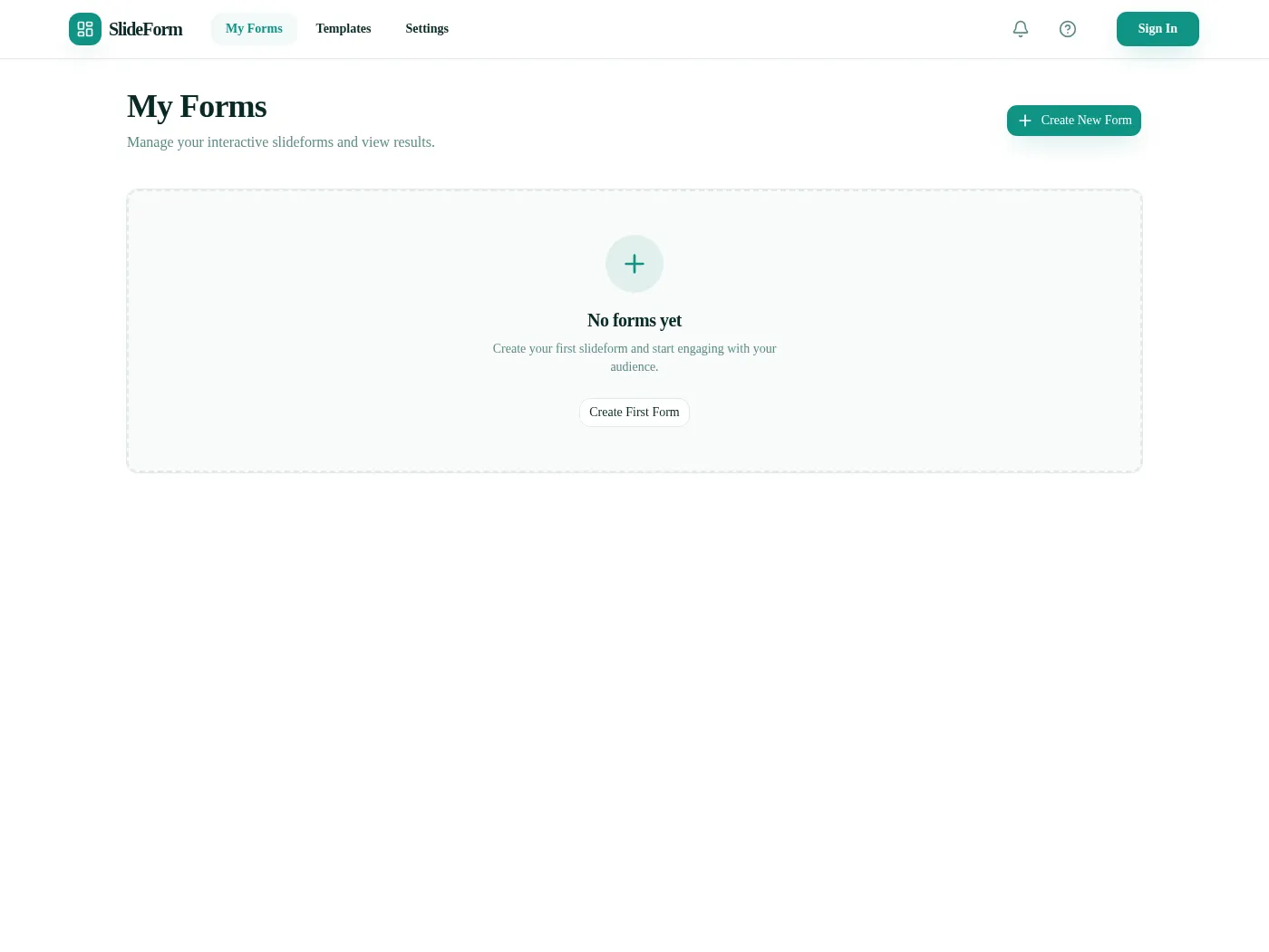 SlideForm Builder