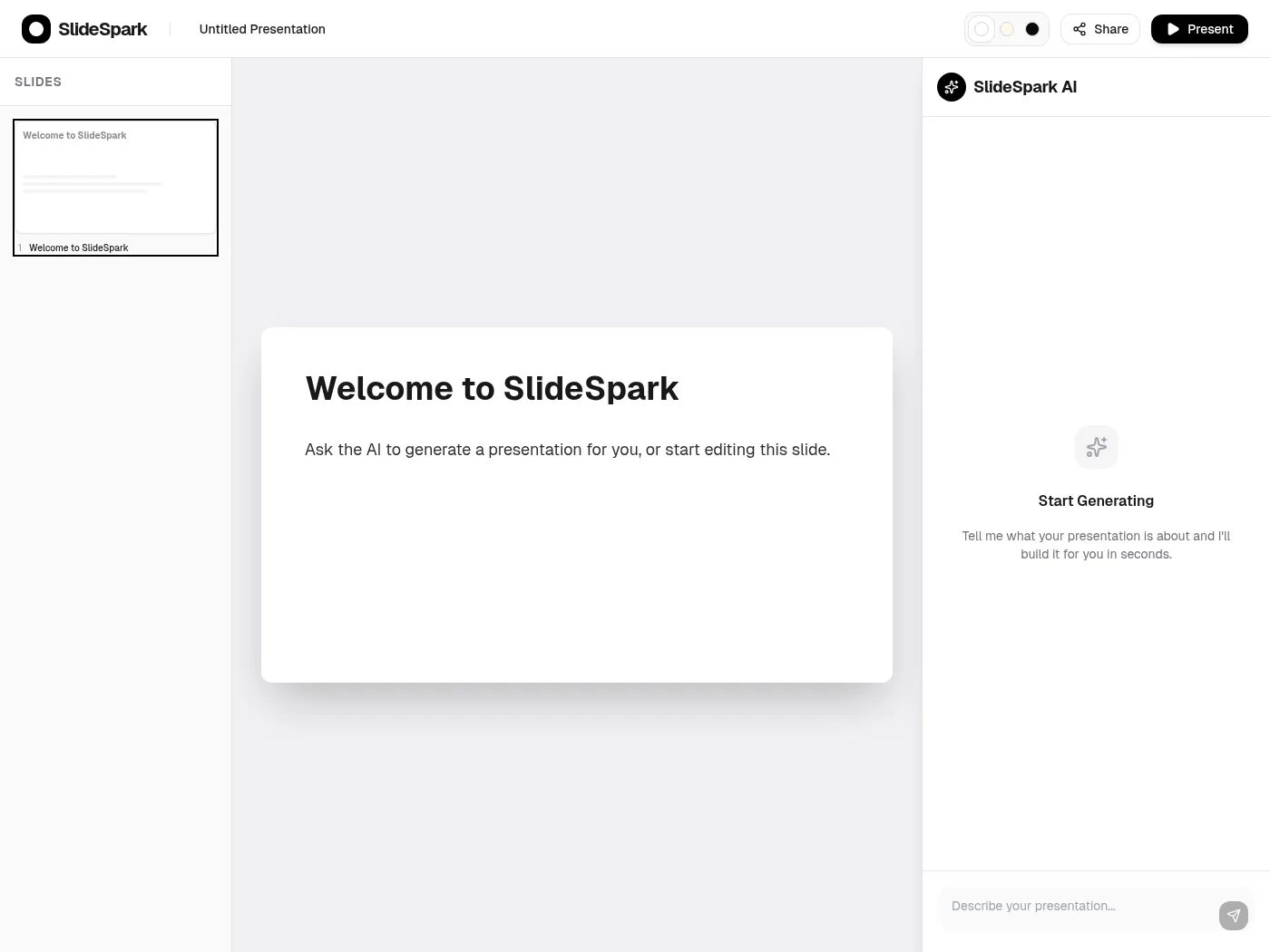 SlideSpark Clone