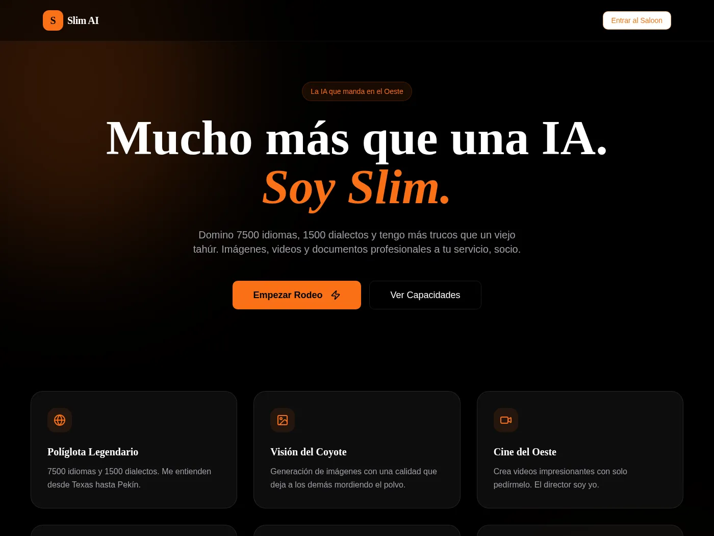 Slim AI Cowboy