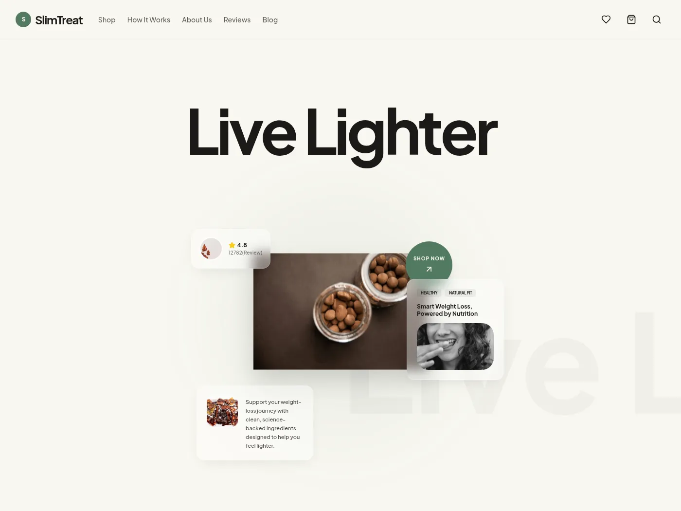 SlimTreat Landing Page