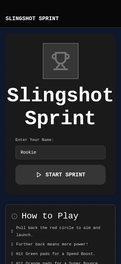 Slingshot Sprint