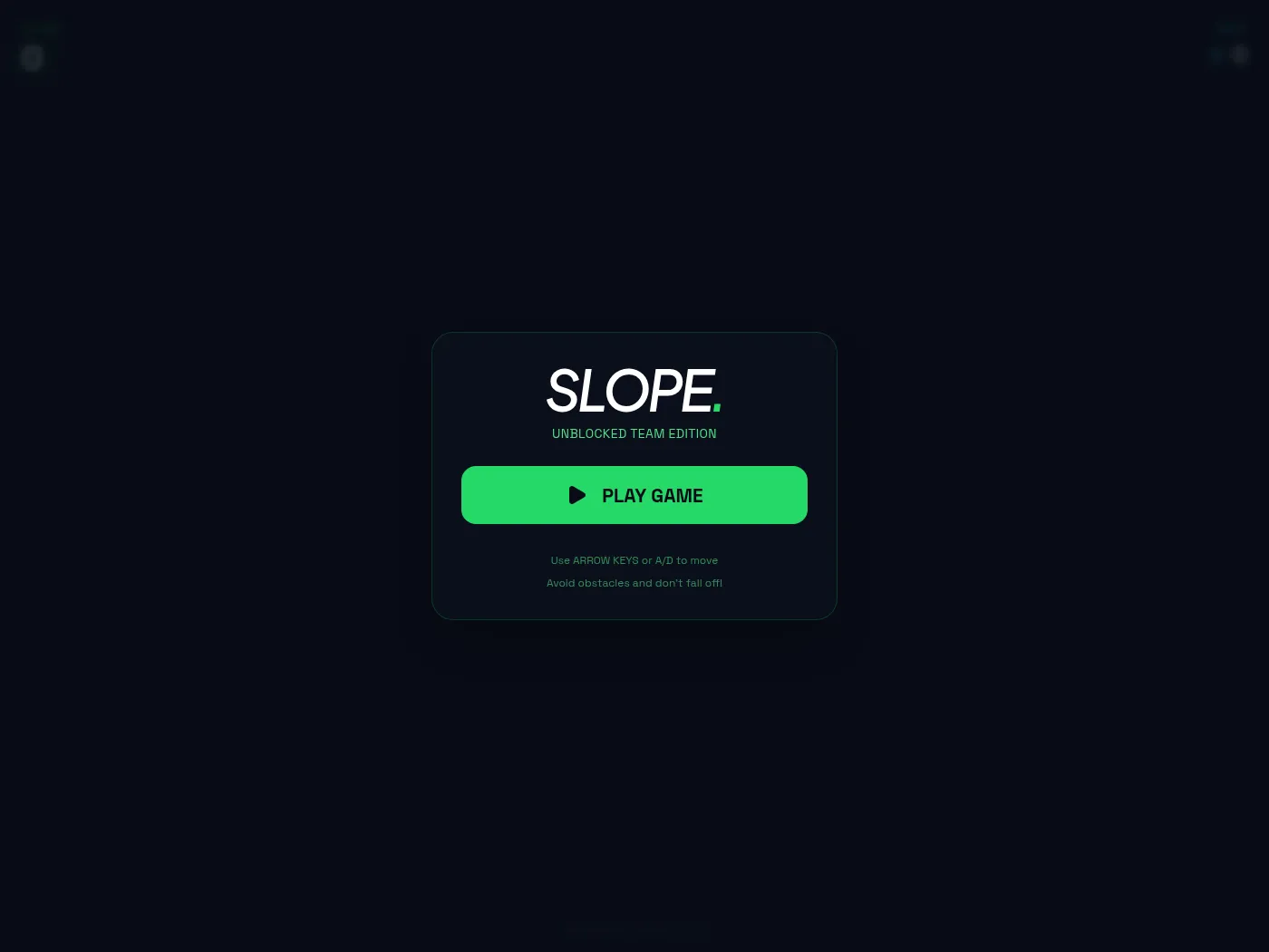 Slope Unblocked Game