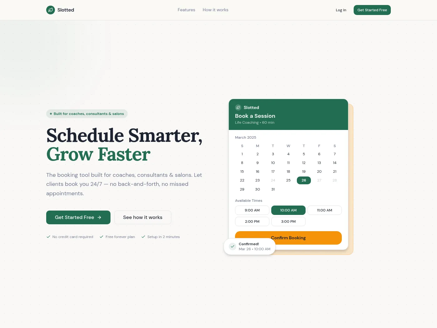 Slotted Scheduler