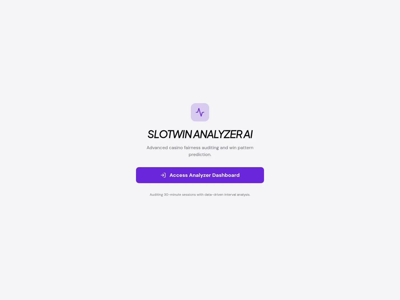 SlotWin Analyzer AI