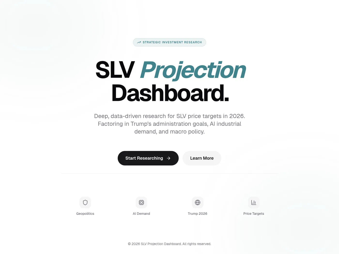 SLV Projection Dashboard