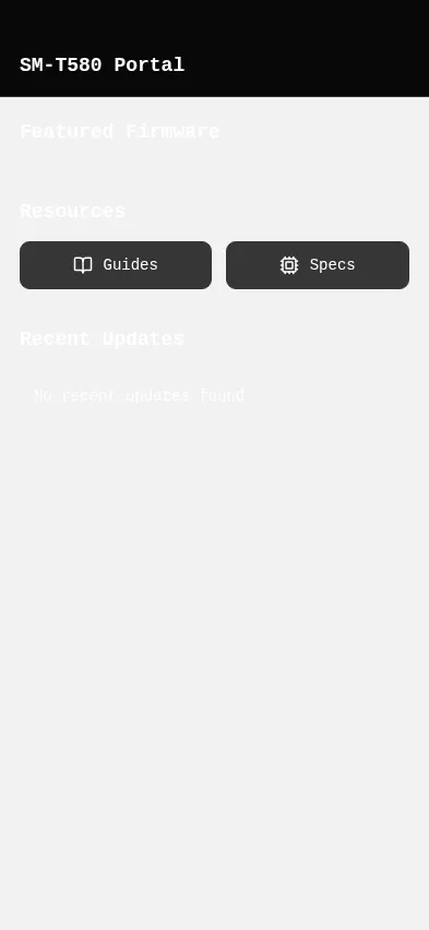 SM-T580 Android 8 Firmware