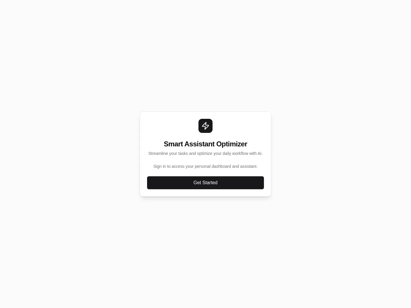 Smart Assistant Optimizer