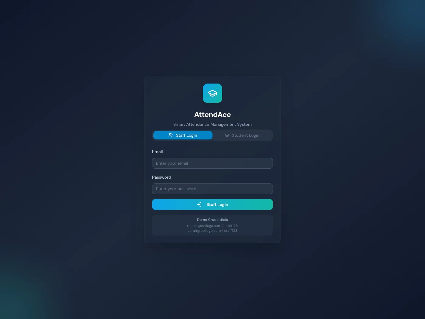 AttendAce Web App