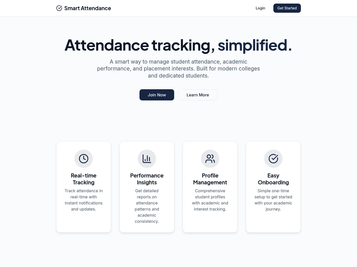 Smart Attendance Portal