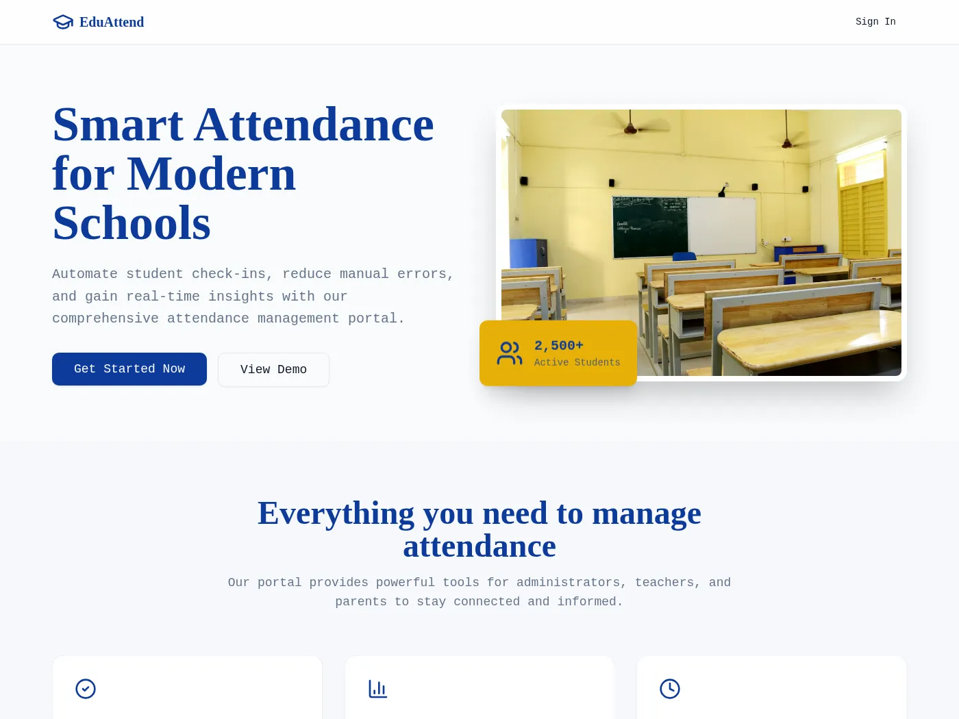Smart Attendance Portal