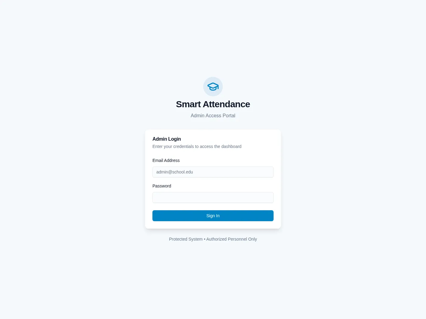 Smart Attendance Frontend