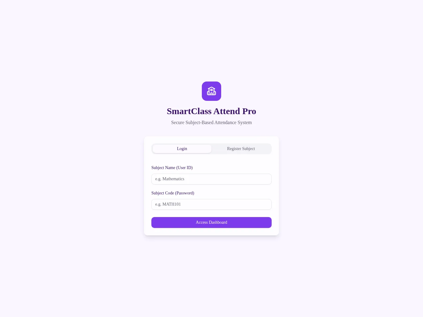 SmartClass Attend Pro