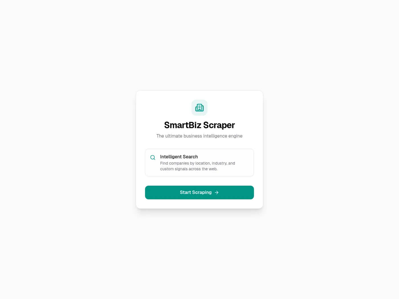 Smart Biz Scraper