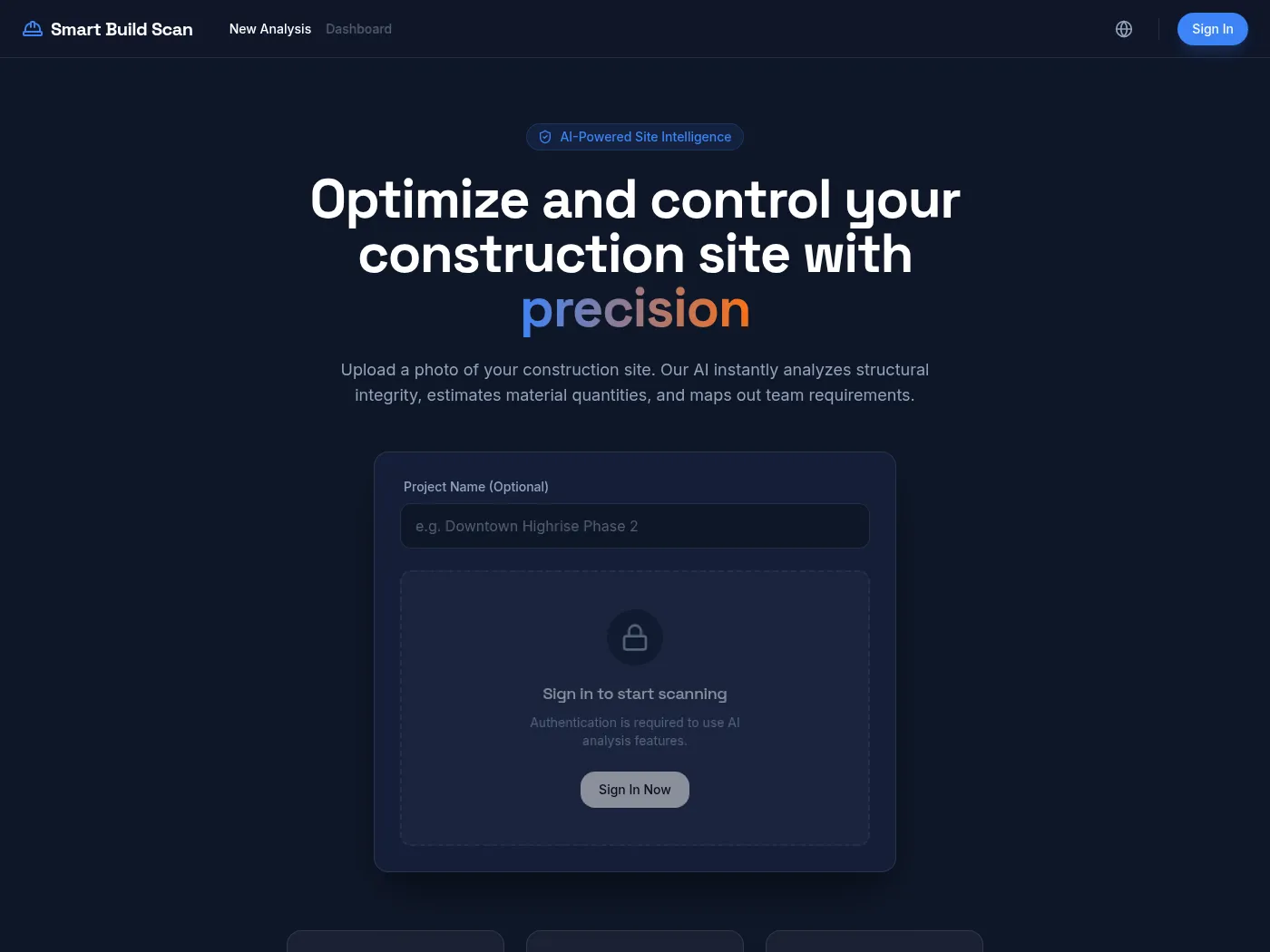 Smart Build Scan