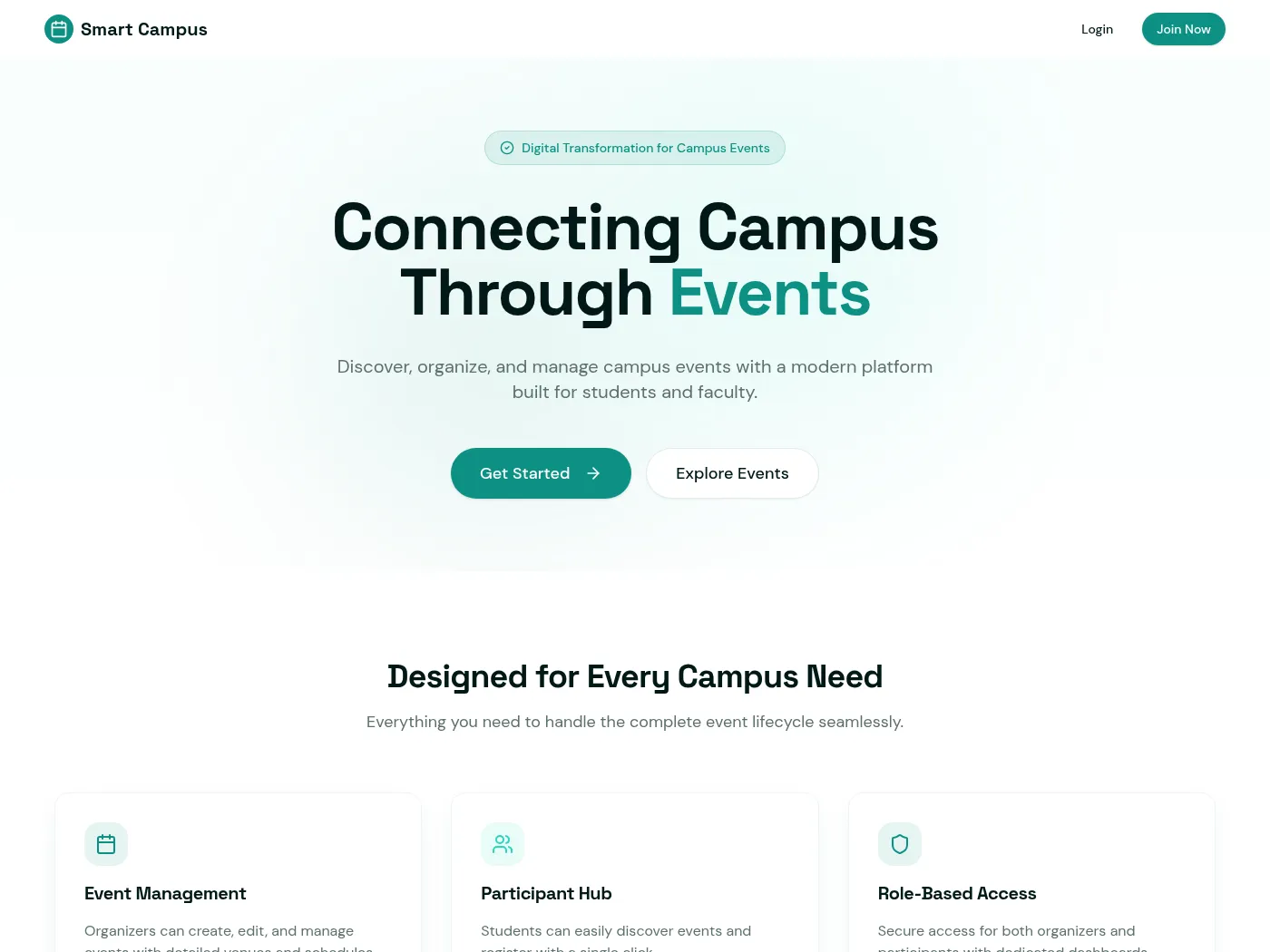 Smart Campus Event Hub