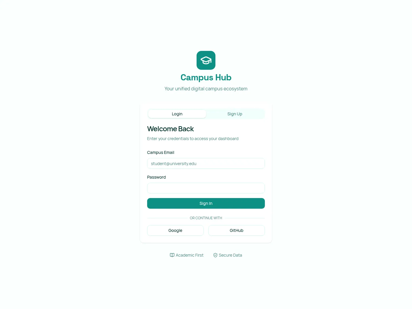 Smart Campus Hub